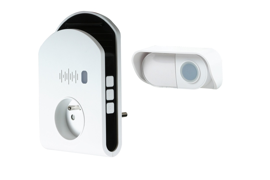 SONNETTE SANS FIL - 200 M - 2 USB | Groupe Normand