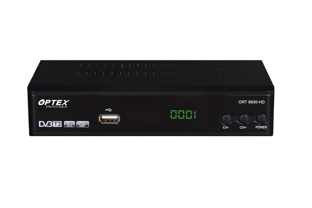 TERMINAL TNT HD OPTEX DVB-T2 HEVC | Groupe Normand